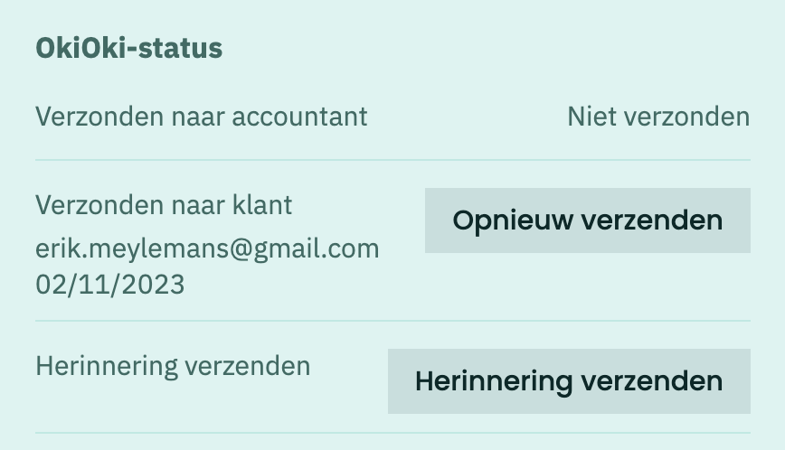 Herinneringen versturen – OkiOki